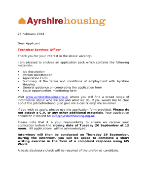 Application Letter (reply) Doc Template | pdfFiller