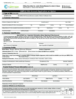 Fillable Online INDIVIDUAL RETIREMENT ACCOUNT (SIMPLE IRA) Fax Email ...