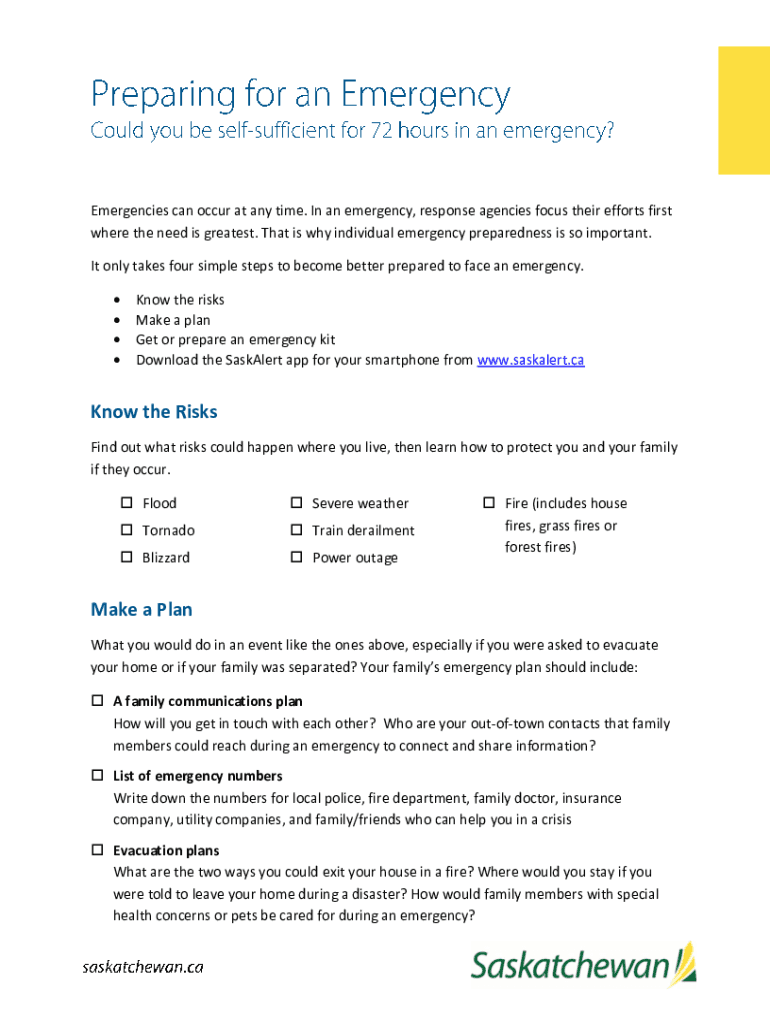 Fillable Online Emergency Management: Why It's Important Fax Email Print - pdfFiller