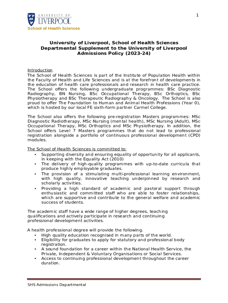 university of liverpool school of medicine entry requirements Doc ...
