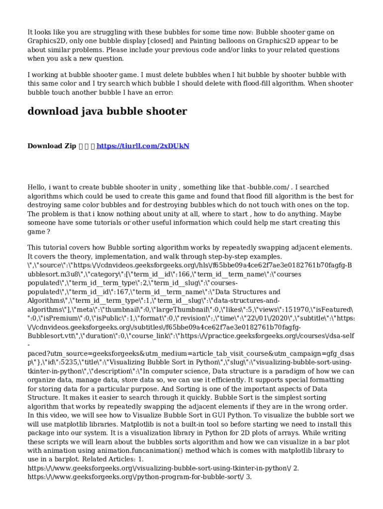 Fillable Online Lost Bubble - Pop Bubbles on the App Store - Apple Fax ...