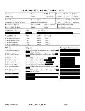 Fillable Online CCRB executive director discusses annual report Fax ...