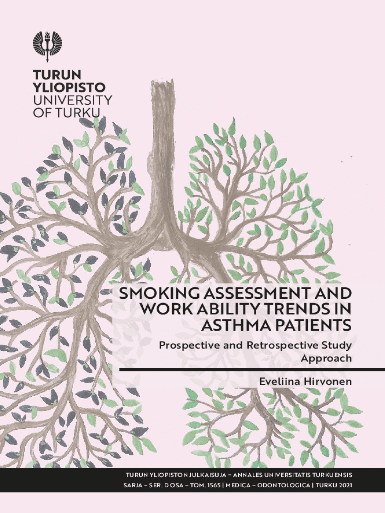 Fillable Online Smoking assessment and work ability trends in asthma ...