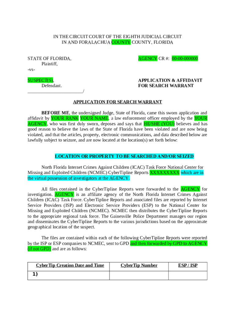 IN THE CIRCUIT/COUNTY COURT OF ... Doc Template | pdfFiller