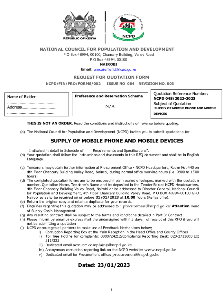 Fillable Online Fillable Online P O Box 48994, 00100, Chancery Building, Valley ... Fax Email ...