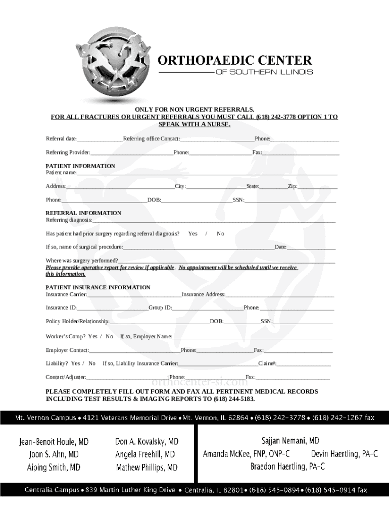 Assessing Referrals to a Trauma and Orthopaedic ... Doc Template ...