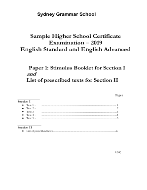 Fillable Online sample-questions-new-hsc-english-adv-paper-1-exam-2019.pdf Fax Email Print ...