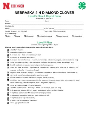 4-H Diamond Clover Program - Nebraska Extension - 4h unl Doc Template ...