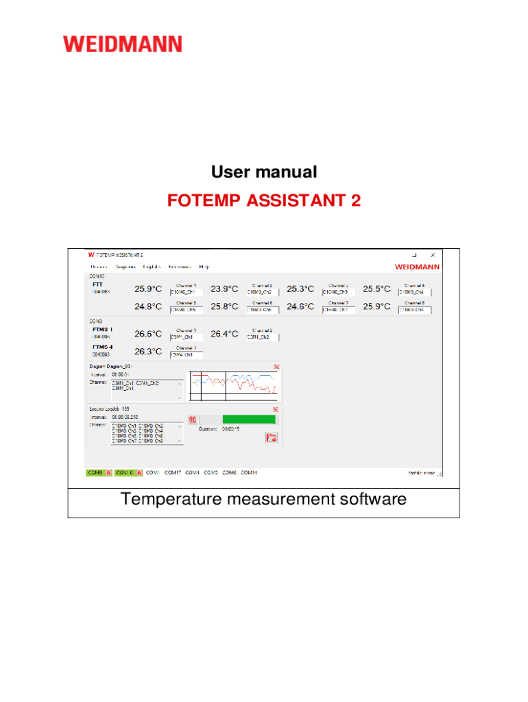 Fillable Online User manual - FOTEMP ASSISTANT 2 Fax Email Print ...