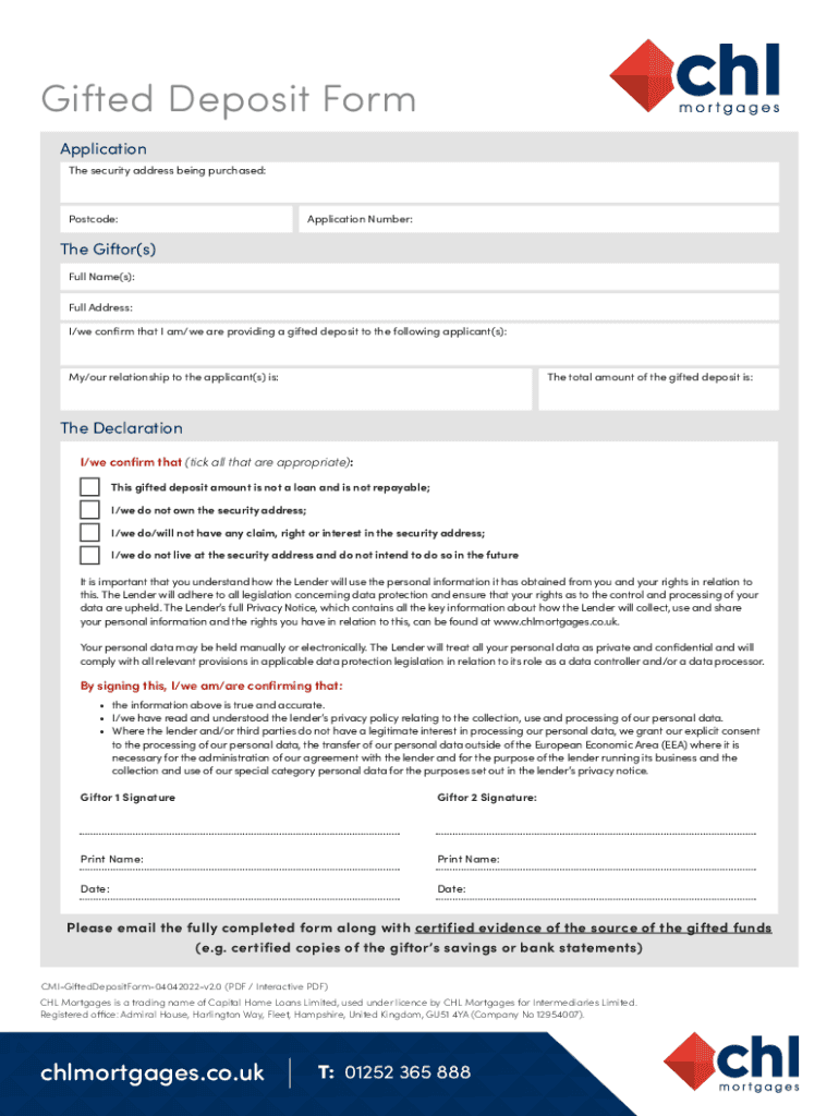 Fillable Online Gifted-Deposit-Letter-Template.docx - SAM Conveyancing ...