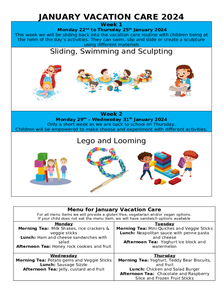 A Child Care Routine with Mother Goose Time Doc Template | pdfFiller