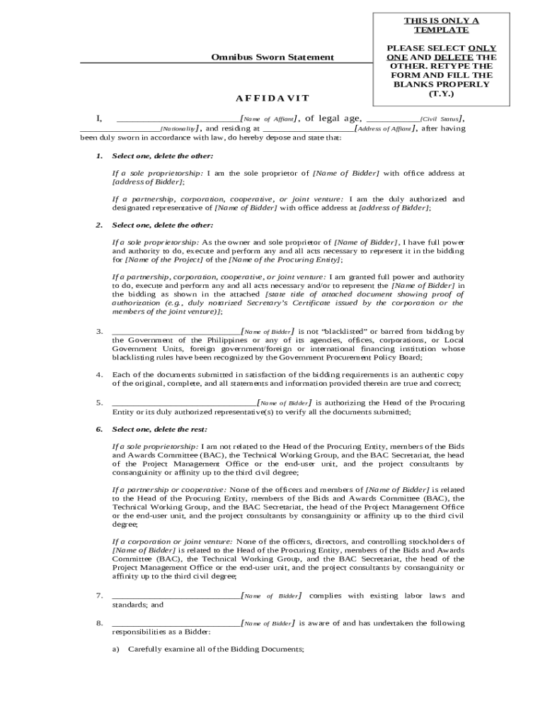 Fillable Online Affidavit Form Templates Fax Email Print - pdfFiller