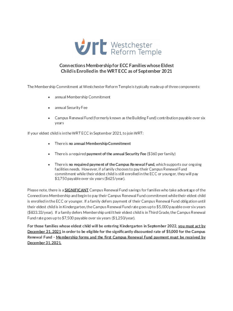 Fillable Online Connections Membership for Families whose Eldest Child ... Fax Email Print ...