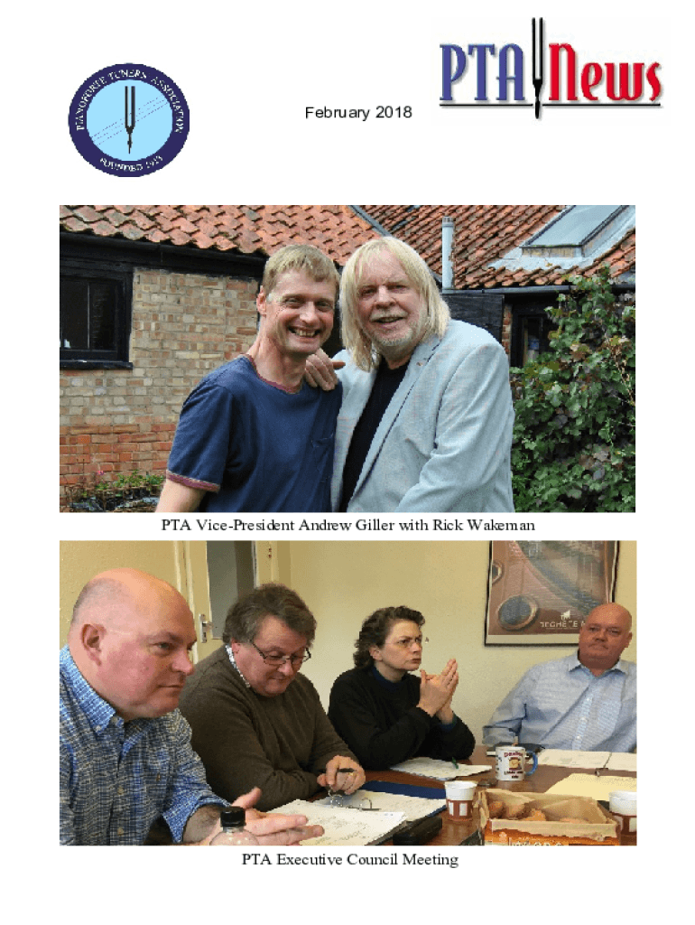 Fillable Online PTA Vice-President Andrew Giller with Rick Wakeman Fax ...