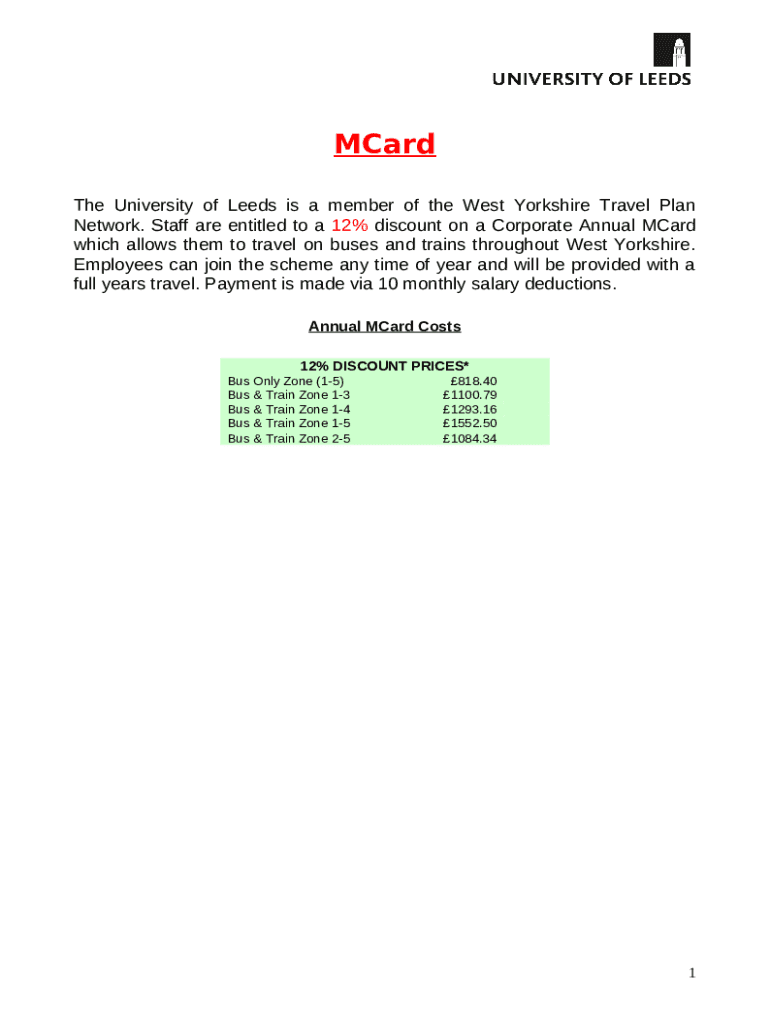 Delay Repay using West Yorks Annual MCard for part of ... - hr leeds ac ...