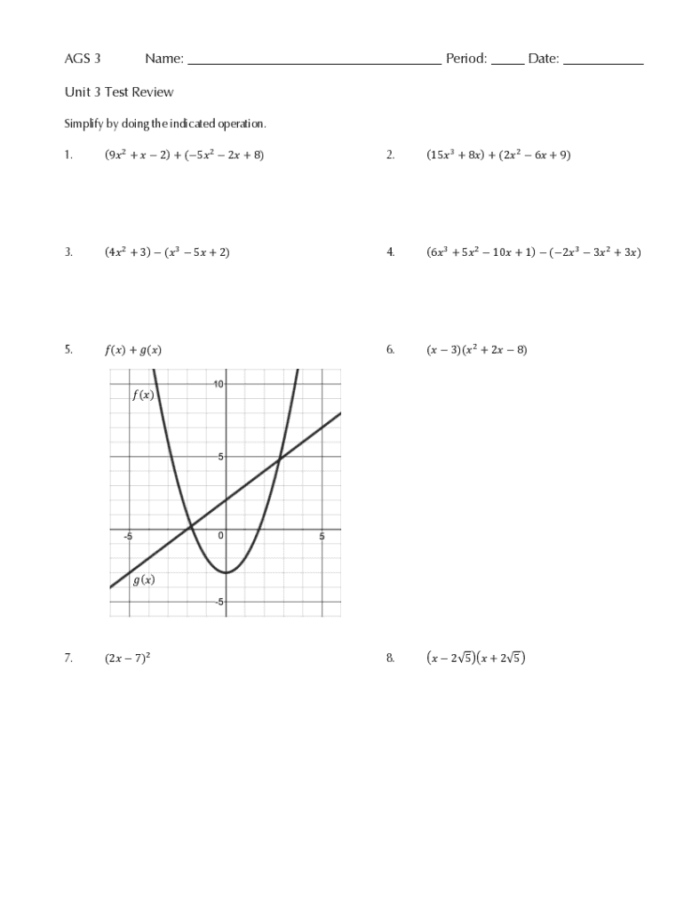 Unit 8 Test Polygons And Quadrilaterals Answer Key Pdf - Fill Online ...