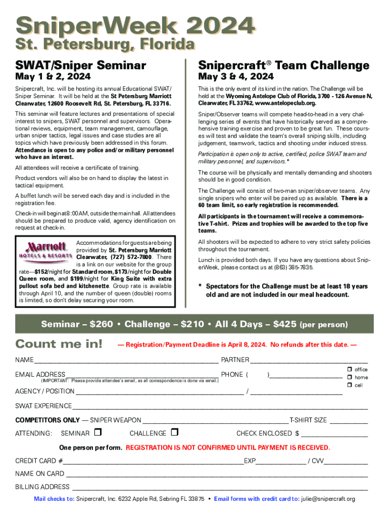 Fillable Online FCSO SWAT Snipers Place in Top 10 at National ... Fax ...