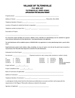 Fillable Online Building-Division-Permit-Application- ... Fax Email ...