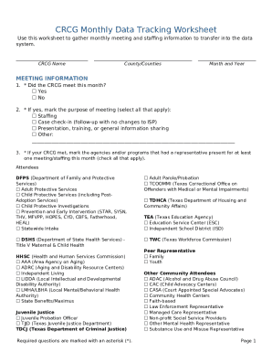 Data Tracking Worksheet Template Doc Template | pdfFiller