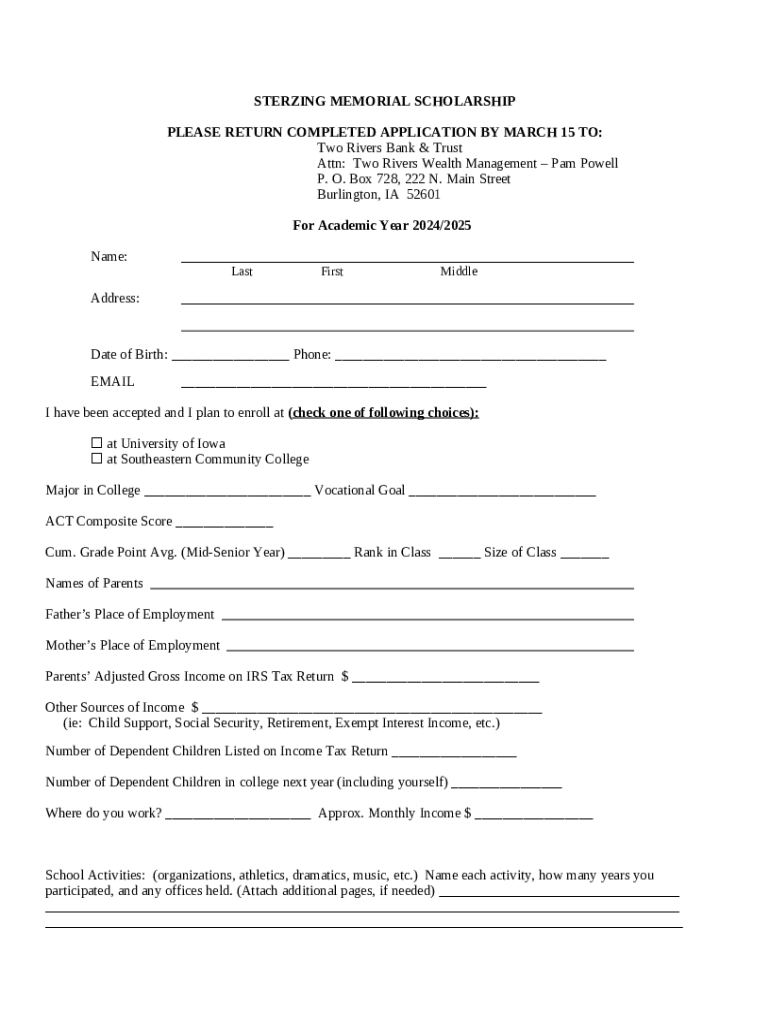 SWILER APPLICATION Doc Template | pdfFiller