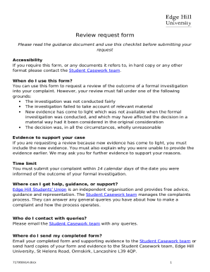 Author pre-submission checklist for reviews and updates Doc Template ...