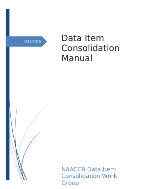 Data Consolidation - What It Is & How To Do It Doc Template | pdfFiller