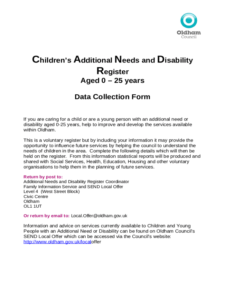 G1 Oldham guidelines checklist and referral for EHCP ... Doc Template ...