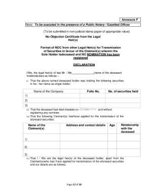 Fillable Online To be submitted in non-judicial stamp paper of appropriate ... Fax Email Print ...