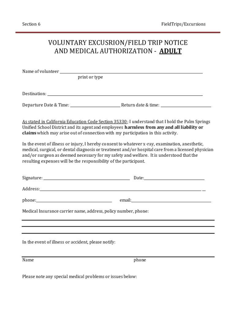 Completable En línea Field-Trip-Application-Overnight-Trip-1. ... Fax ...