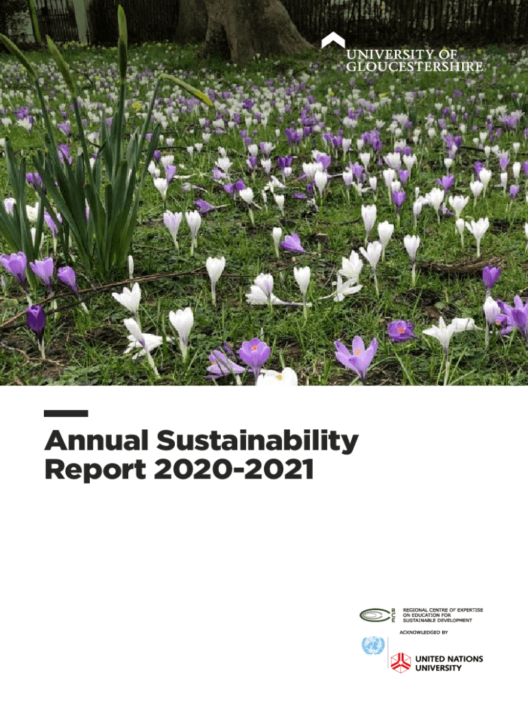 Fillable Online Annual Environmental Sustainability Report Fax Email ...