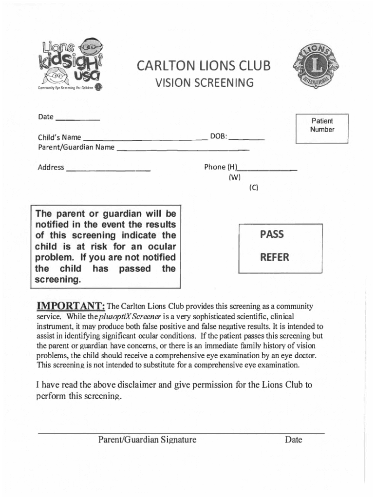 Fillable Online Iowa KidSight Forms Packet Fax Email Print - pdfFiller