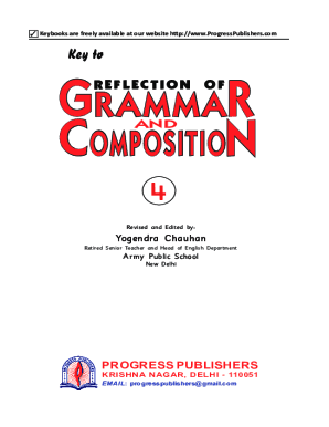 Fillable Online Reflection of Grammar and Composition Fax Email Print ...