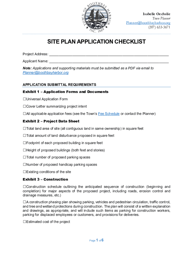 Fillable Online Planning Board Application Forms & Resources for ...