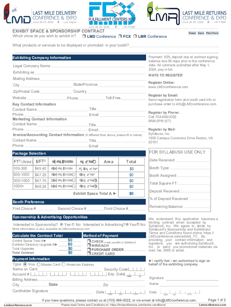 Fillable Online 2024 Final Mile Forum & ExpoNavigating Disruption Fax ...