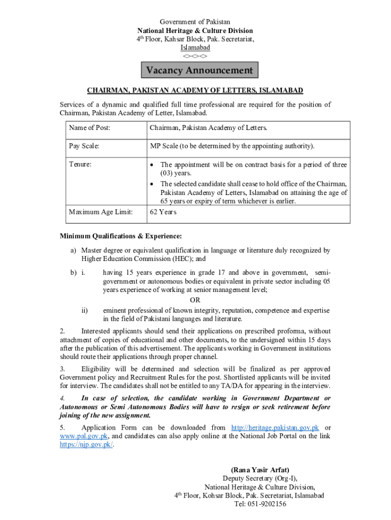 Fillable Online For NJP Chairman PAL Adv and form soft.docx Fax Email ...