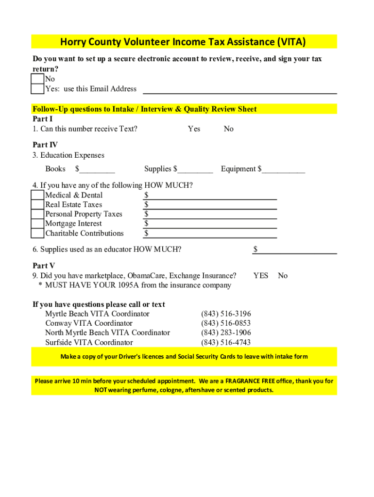 Fillable Online Support the Volunteer Income Tax Assistance Program Fax ...