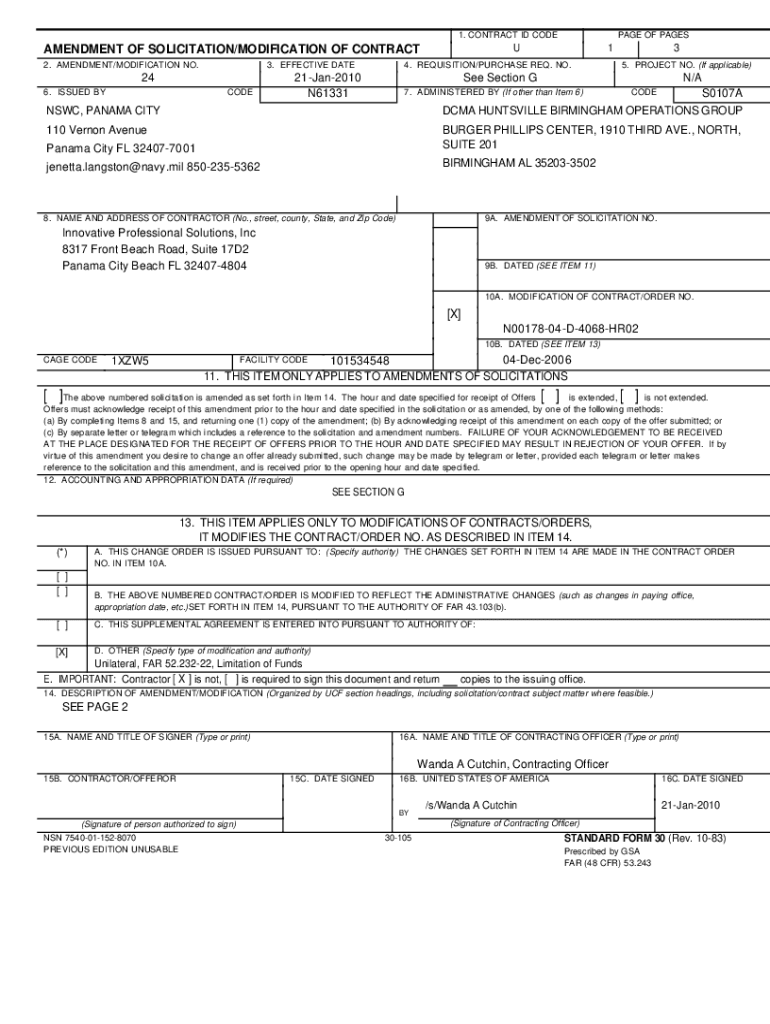 Fillable Online DCMA HUNTSVILLE BIRMINGHAM OPERATIONS GROUP Fax Email ...