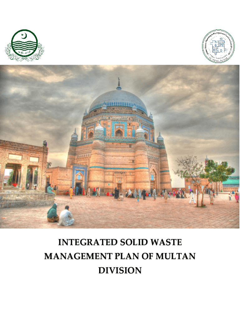 Fillable Online integrated solid waste management plan of multan division Fax Email Print ...