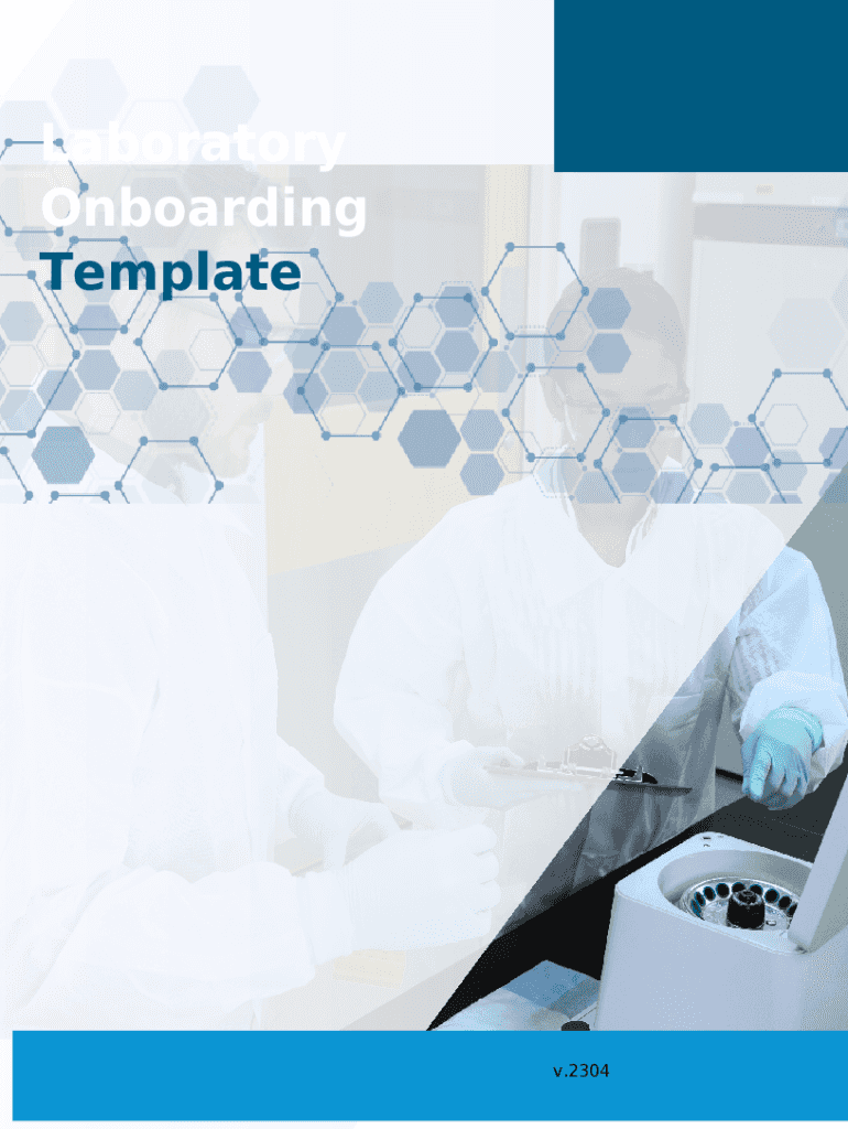 Laboratory Onboarding Template Doc Template | pdfFiller