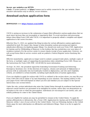 Fillable Online Download Asylum Application Form Fax Email Print ...