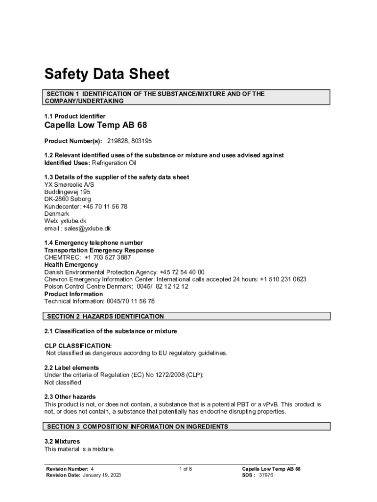 Fillable Online services lube unox SAFETY DATA SHEET - Merck Fax Email Print - pdfFiller