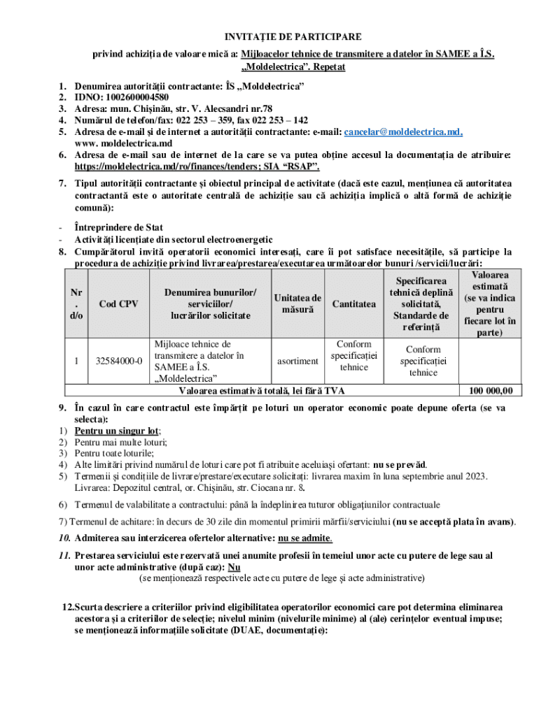 Fillable Online Mijloace tehnice de transmitere a datelor n SAMEE a .S ...