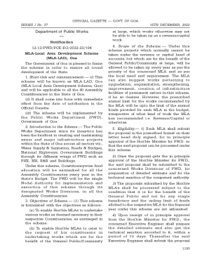 Fillable Online MLA-Local Area Development Scheme Fax Email Print ...