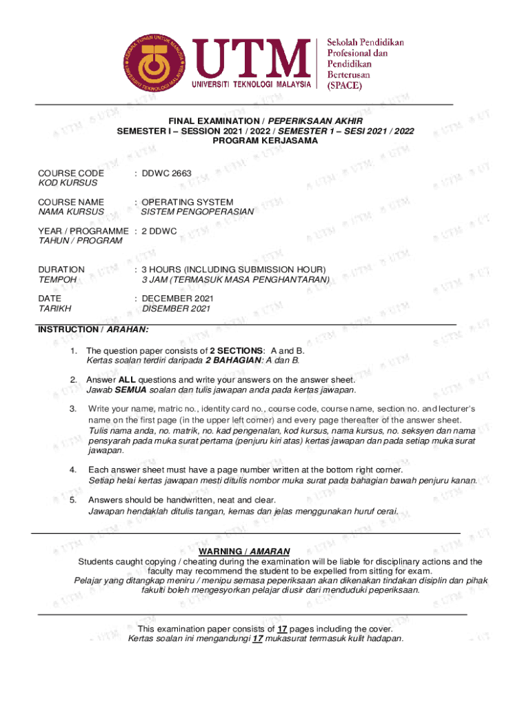 Fillable Online EPPA 4143 : 4143 - Universiti Kebangsaan Malaysia Fax ...