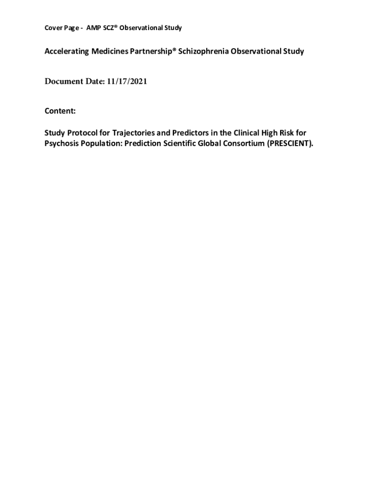 Fillable Online The Accelerating Medicines Partnership (AMP ...