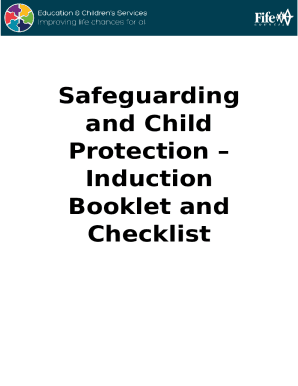 Induction Booklet to Support with Safeguarding Children in ... Doc ...
