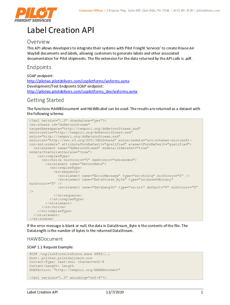 Fillable Online Designing & Constructing Pilot Freight Services ...
