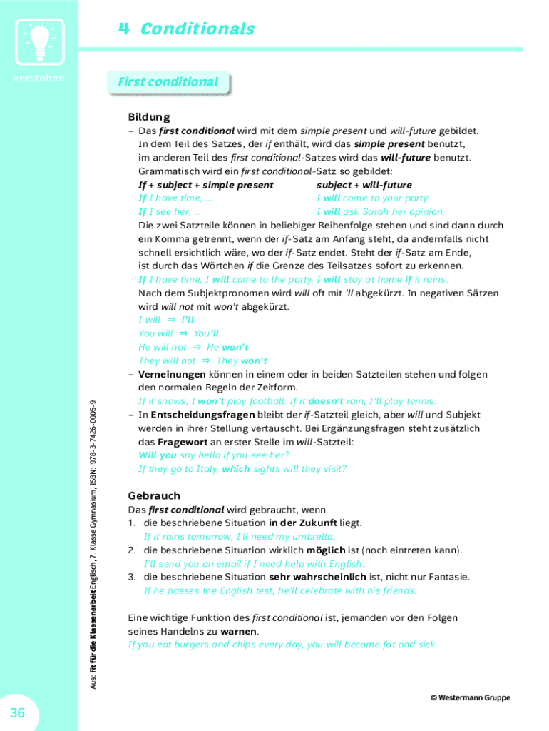 Fillable Online 4 Conditionals Fax Email Print - pdfFiller