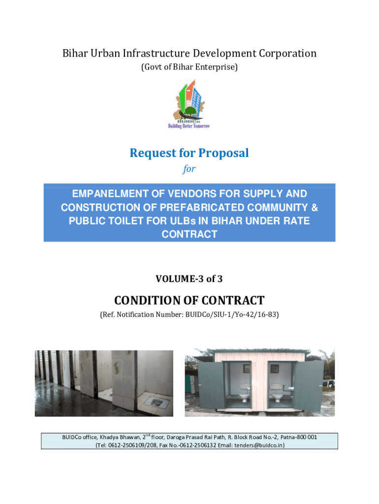 Fillable Online Bihar Urban and Infrastructure Development CorpPDF Fax ...