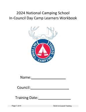 Fillable Online SCOUT PLANNING WORKSHEET Fax Email Print - pdfFiller